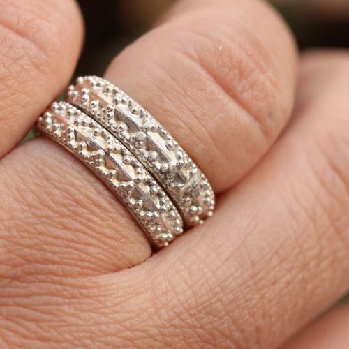 Buy Artisan Band ring, sterling silver Band rings, stack rings, band ...